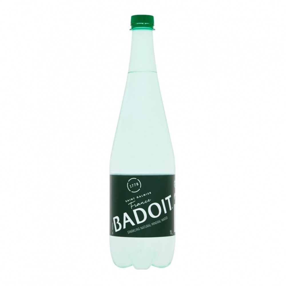 Badoit Naturally Sparkling Water - 12x750ml glass bottles - Go Jumbo