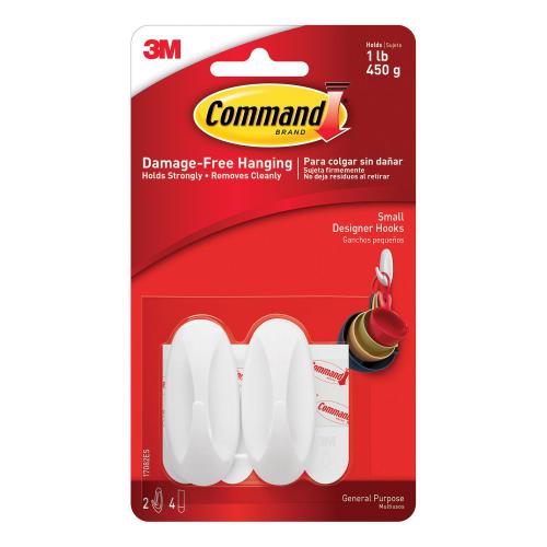 3M Command Oval Adhesive Hooks ** - Go Jumbo