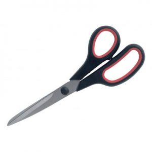 5 Star Scissors Rubber Handle 210mm - 1 pair of scissors - Go Jumbo