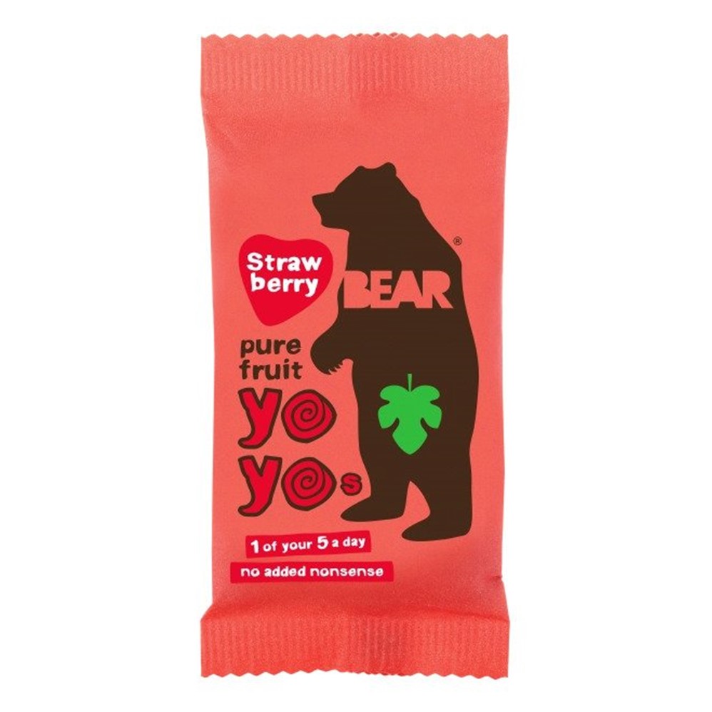 Bear Yo Yos Strawberry - 18x20g packets - Go Jumbo