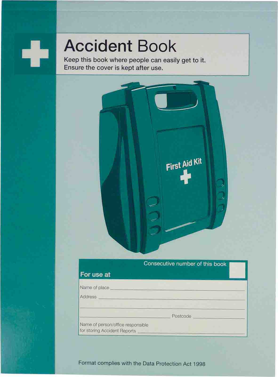 H&S Accident Book [A4] - 1 book - Go Jumbo