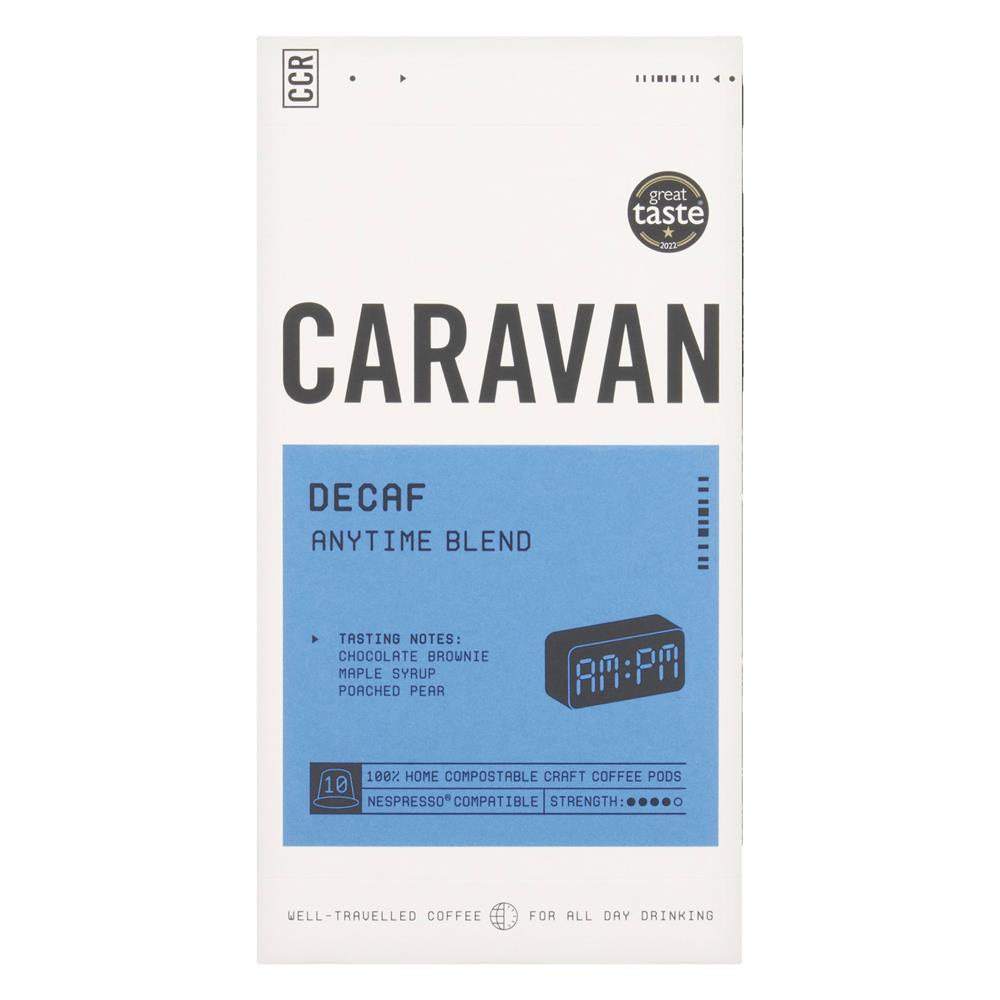 Caravan Decaffeinted - 10 capsules (Nespresso compatible) - Go Jumbo