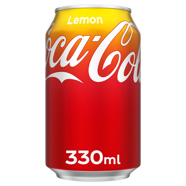 Coca Cola Regular Lemon - 24x330ml cans - Go Jumbo