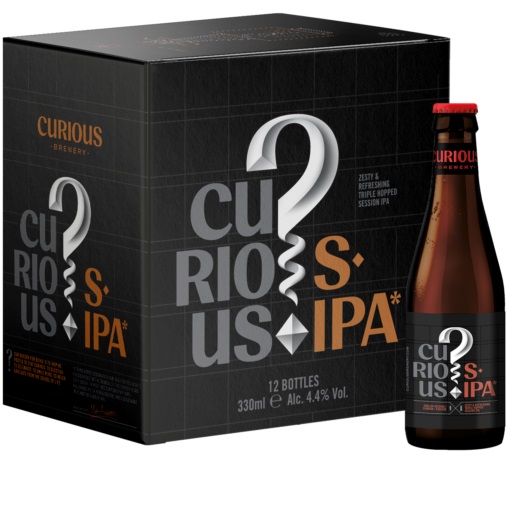 Curious Brewery Session IPA - 12x330ml bottles - Go Jumbo