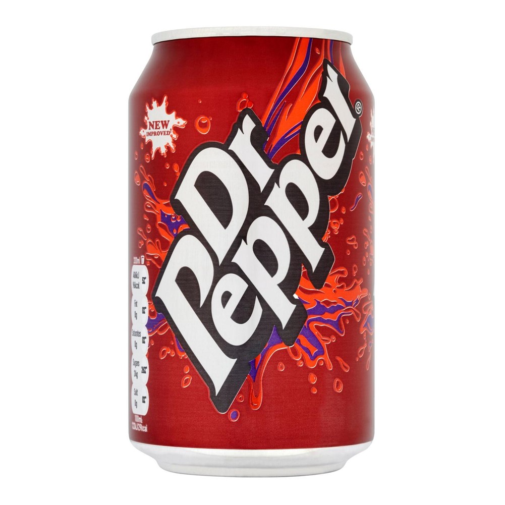 Dr Pepper Regular - 24x330ml cans - Go Jumbo