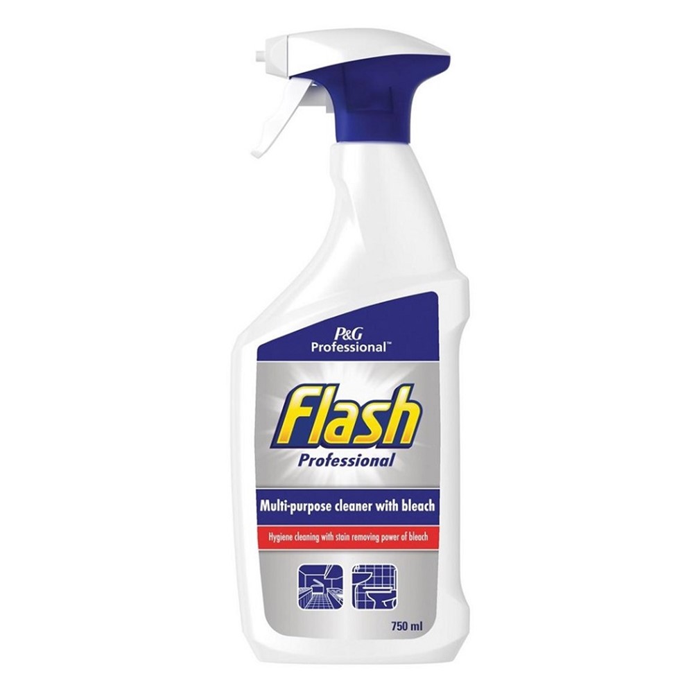 Flash PRO Spray Clean & Bleach - 750ml spray - Go Jumbo