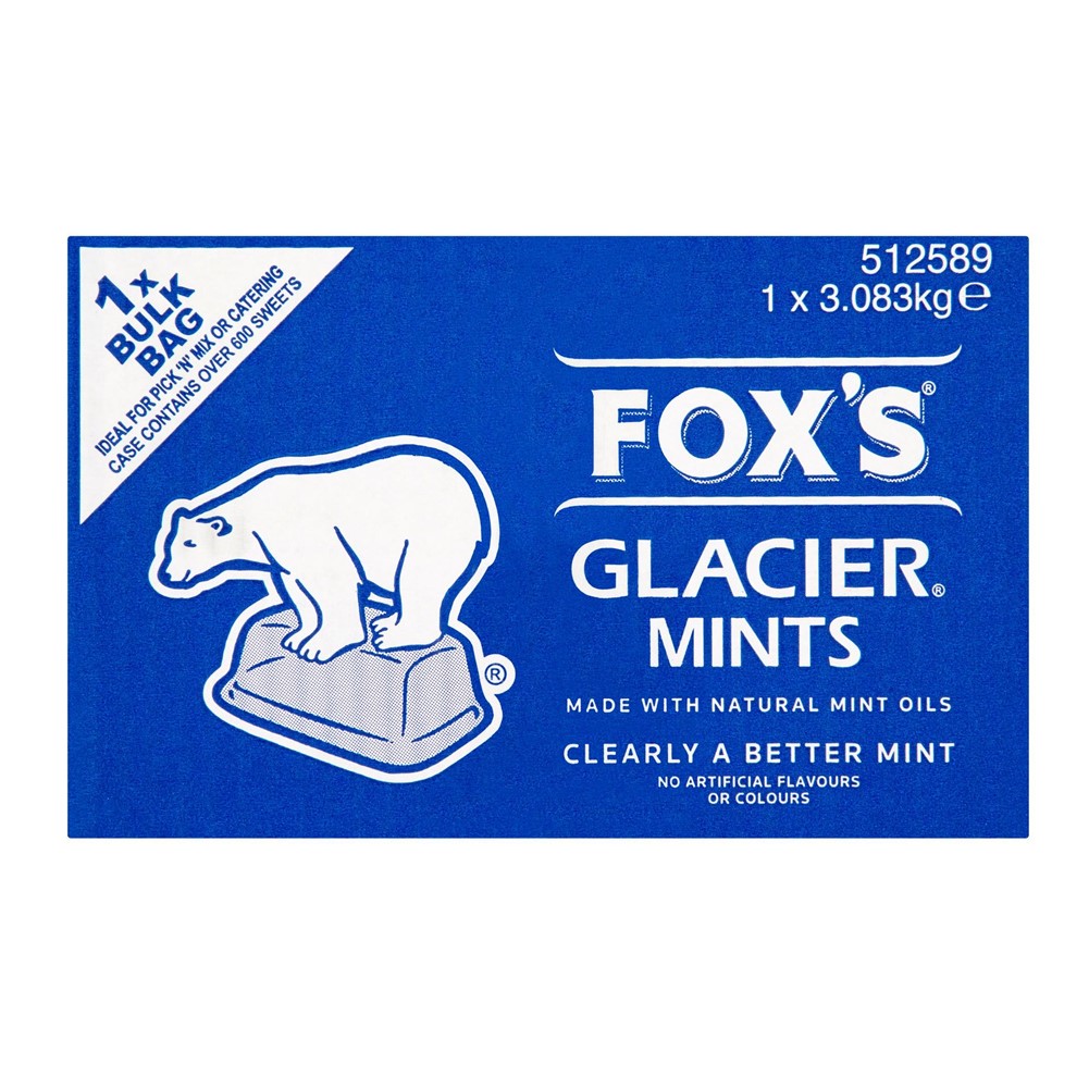 Fox's Glacier Mints [Wrapped] - 3.083kg BIG box - Go Jumbo