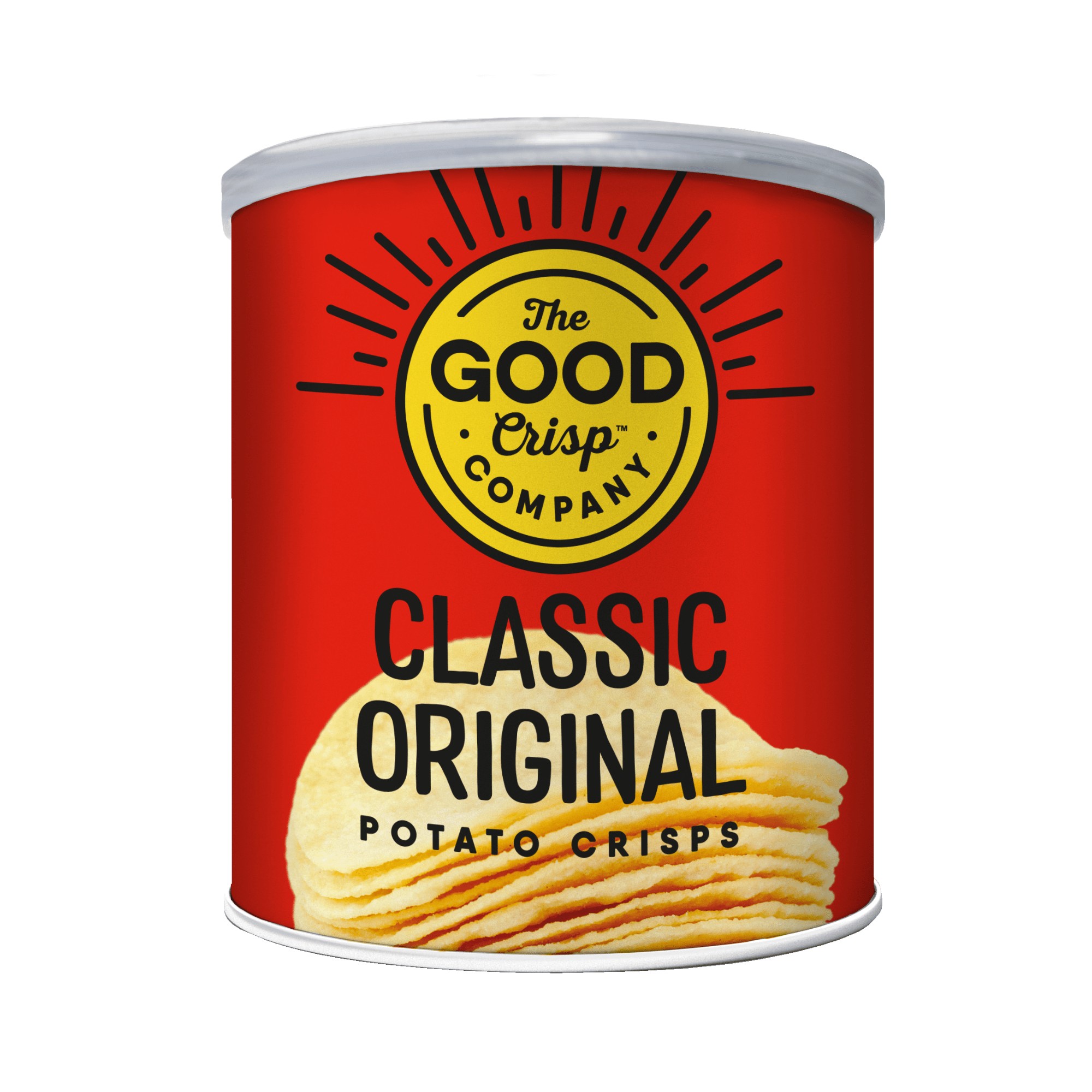 Good Crisp Co Gluten Free Crisps Original - 12x45g tubs [GF] - Go Jumbo