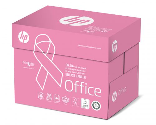 HP "Pink Ream" Paper [White] - Box 5 reams [500x80g] - Go Jumbo