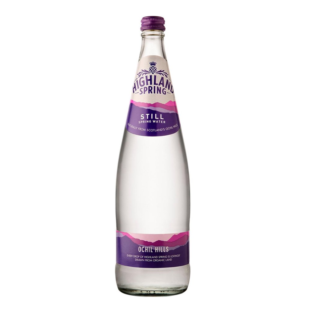 Highland Spring Still Water - 12x750ml glass bottles - Go Jumbo