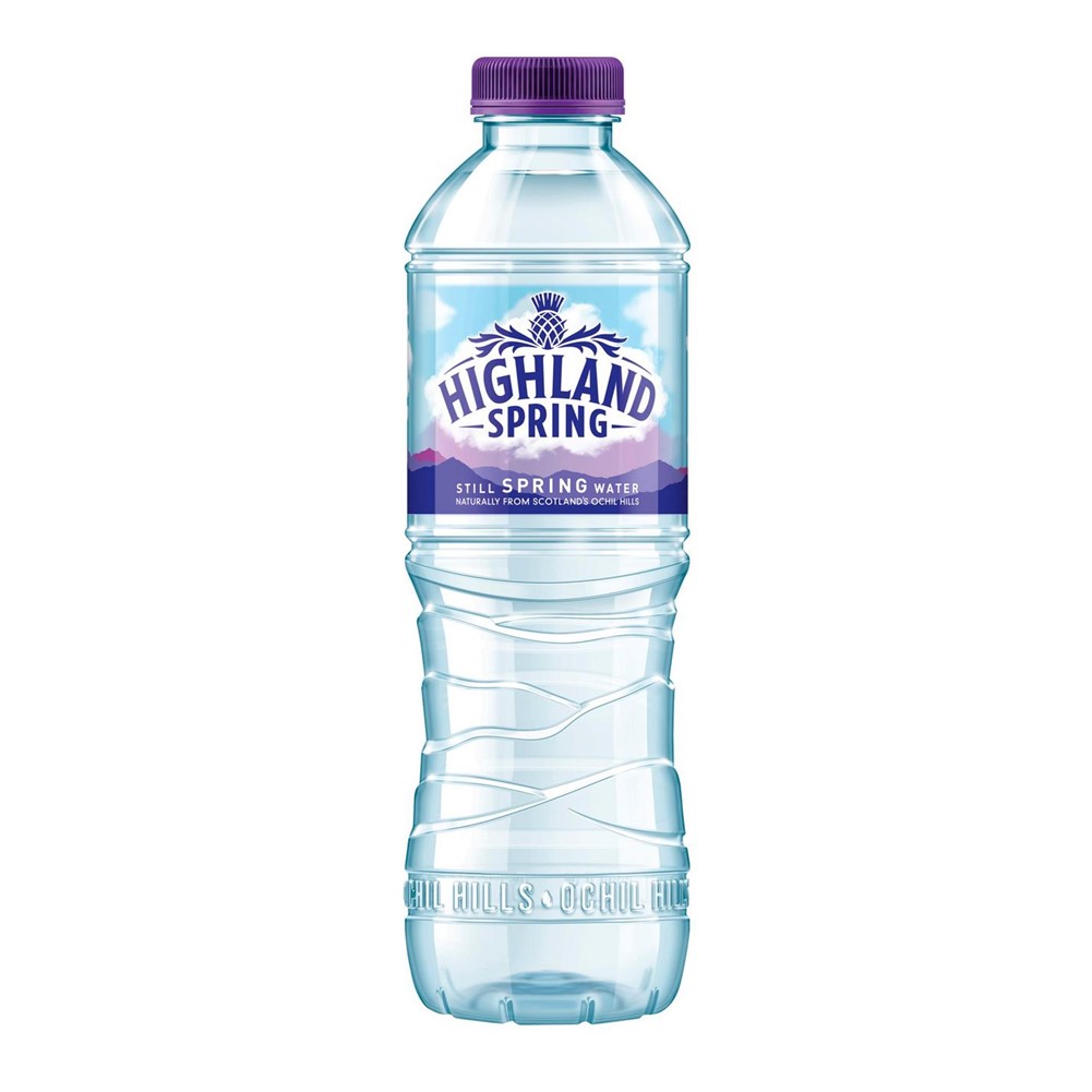 Highland Spring Still Water - 24x500ml plastic bottles - Go Jumbo