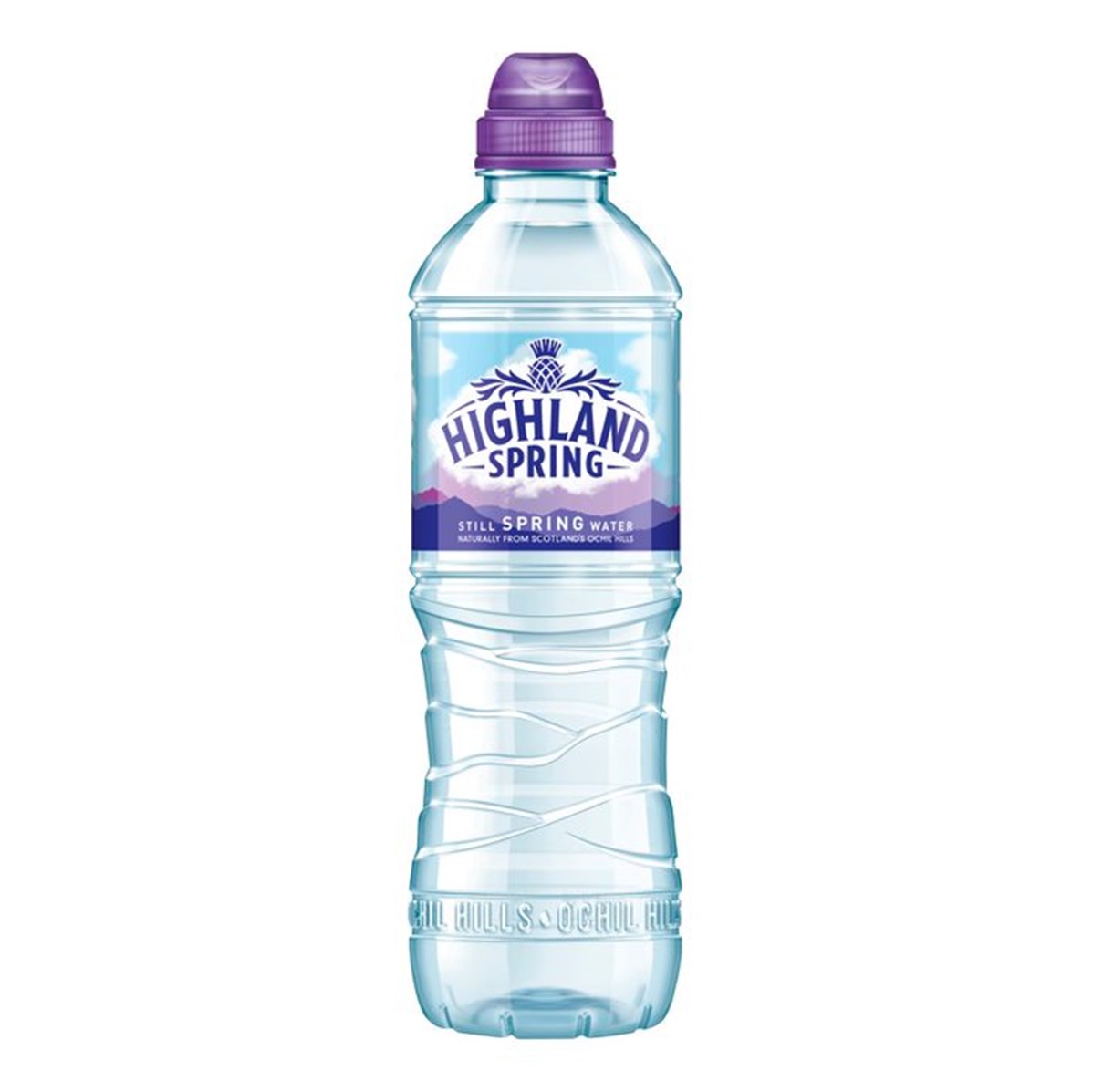 Highland Spring Still Water - 24x500ml sports cap bottles - Go Jumbo