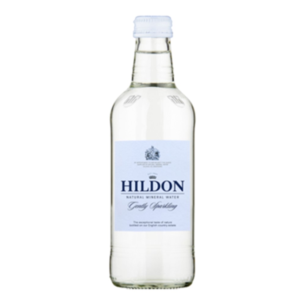Hildon Gently Sparkling Water - 24x330ml glass bottles - Go Jumbo