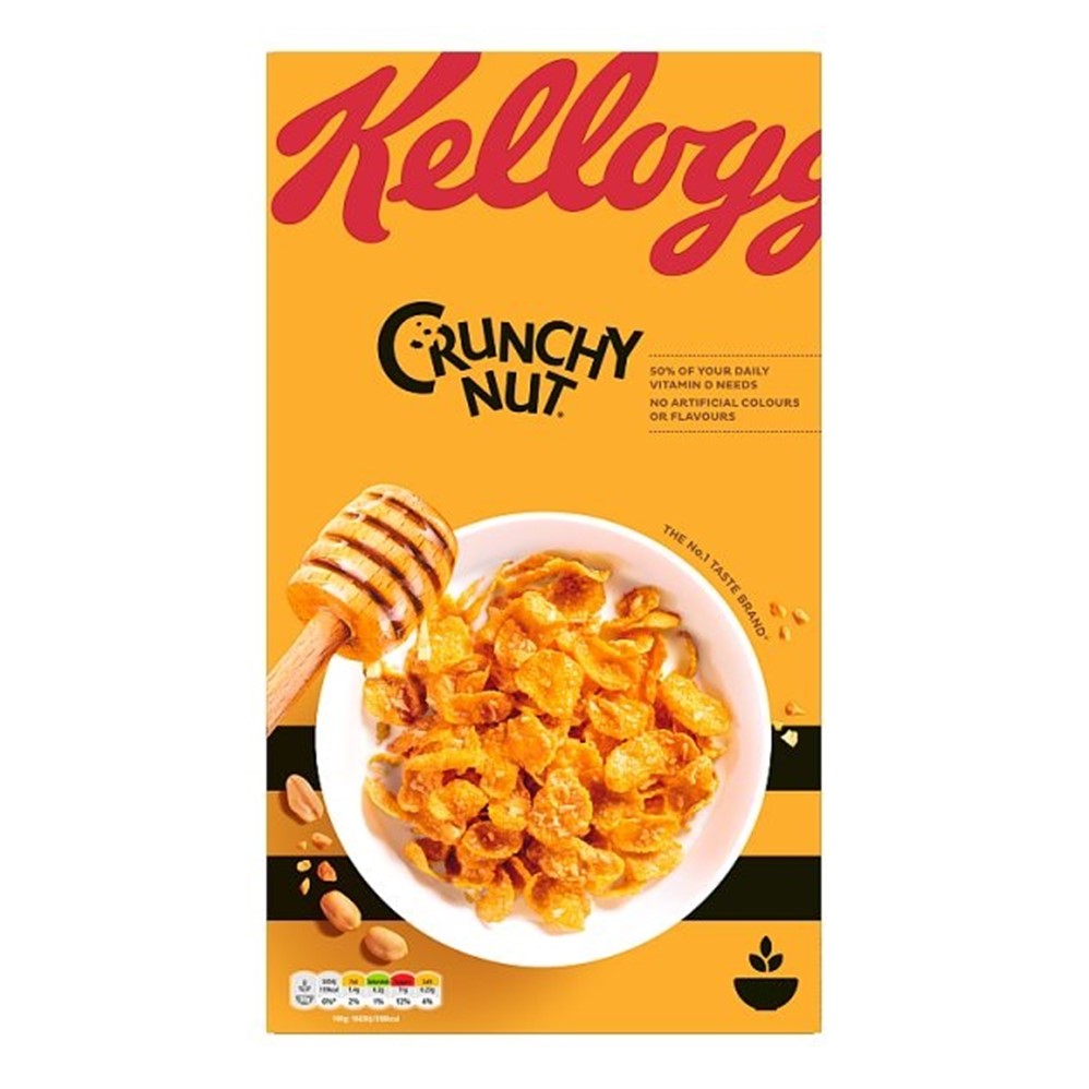 Kellogg's Crunchy Nut Corn Flakes - 500g box - Go Jumbo
