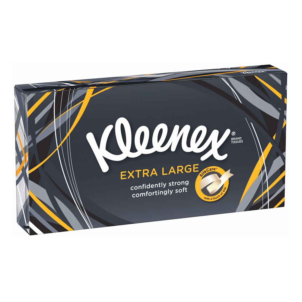 Kleenex Tissues Extra Large 1 Box 90x2 Ply Go Jumbo