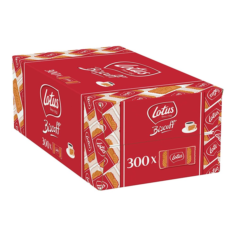 Lotus Belgium Biscoff - 300x5g wrapped biscuits - Go Jumbo