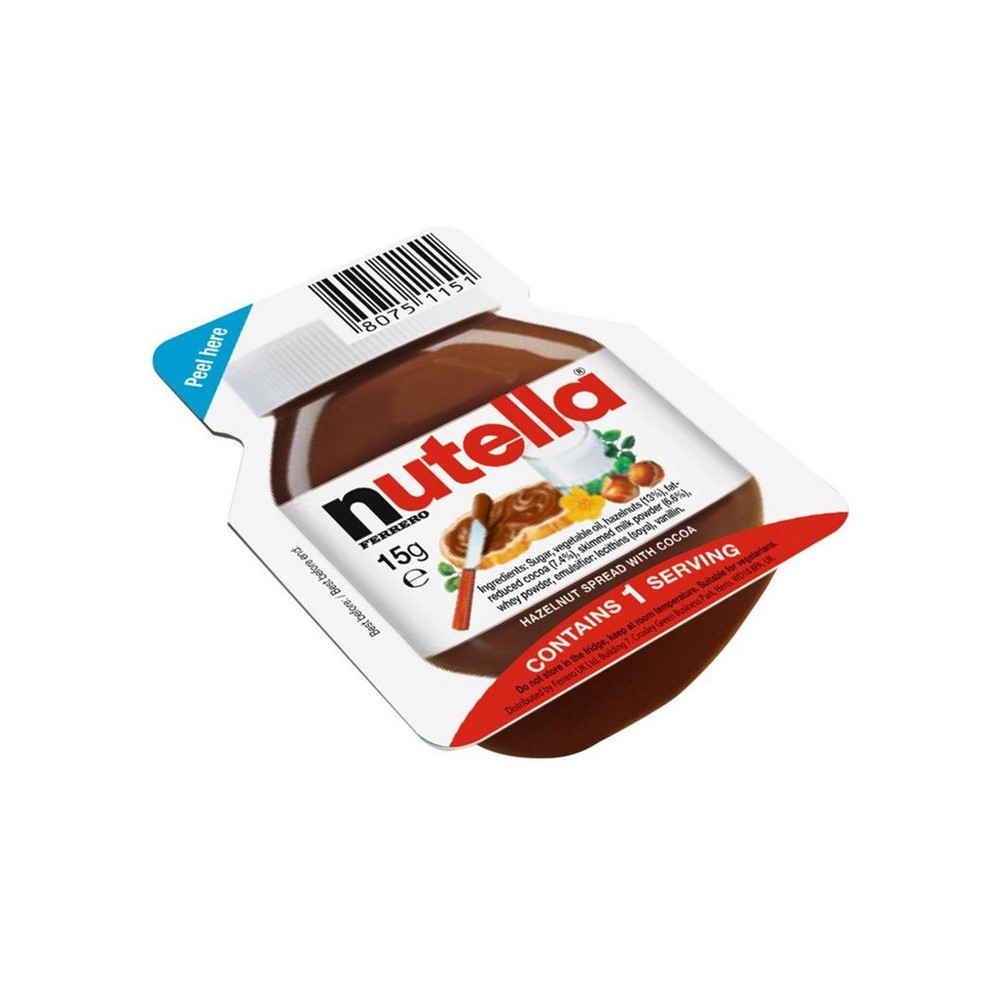 Nutella Hazelnut & Chocolate Spread - 120x15g mini tubs - Go Jumbo