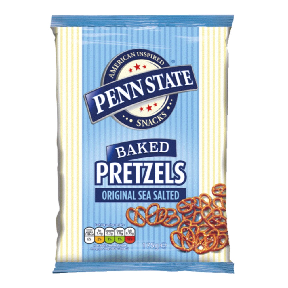 Penn State Pretzels Salted - 33x30g packets - Go Jumbo