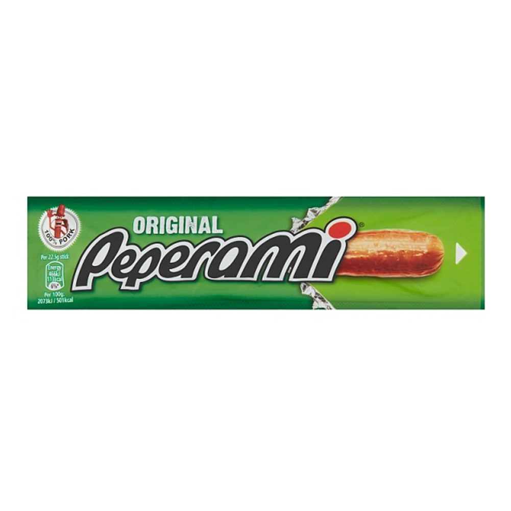 Peperami Original - 24x22.5g wrapped sticks - Go Jumbo