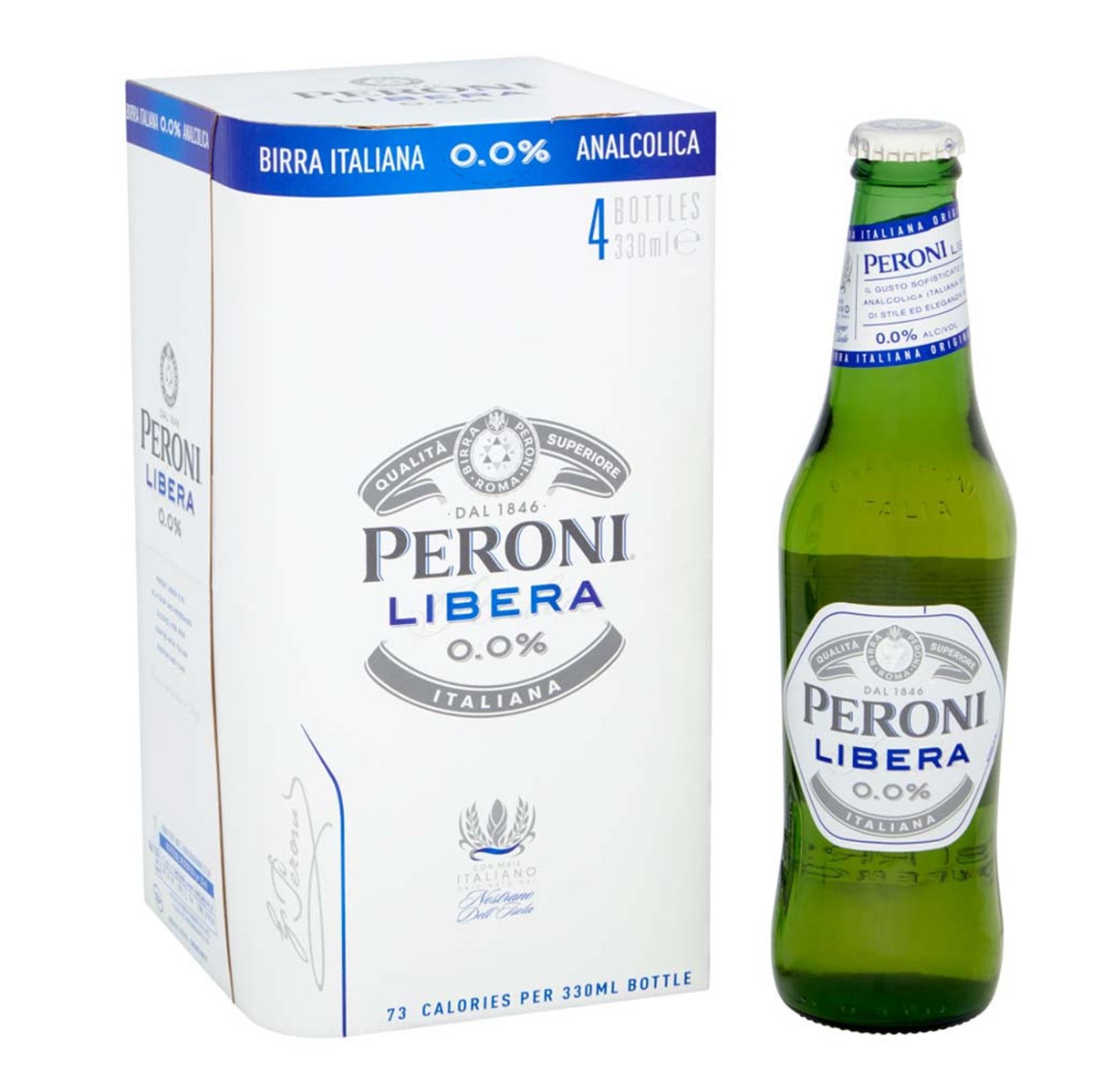Peroni LIBERA 0% Lager - 24x330ml bottles - Go Jumbo