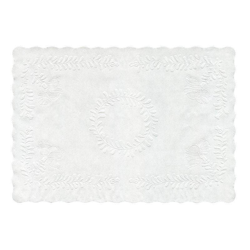 Swantex Tray Mats White - 250 [30x40cm] rectangle - Go Jumbo