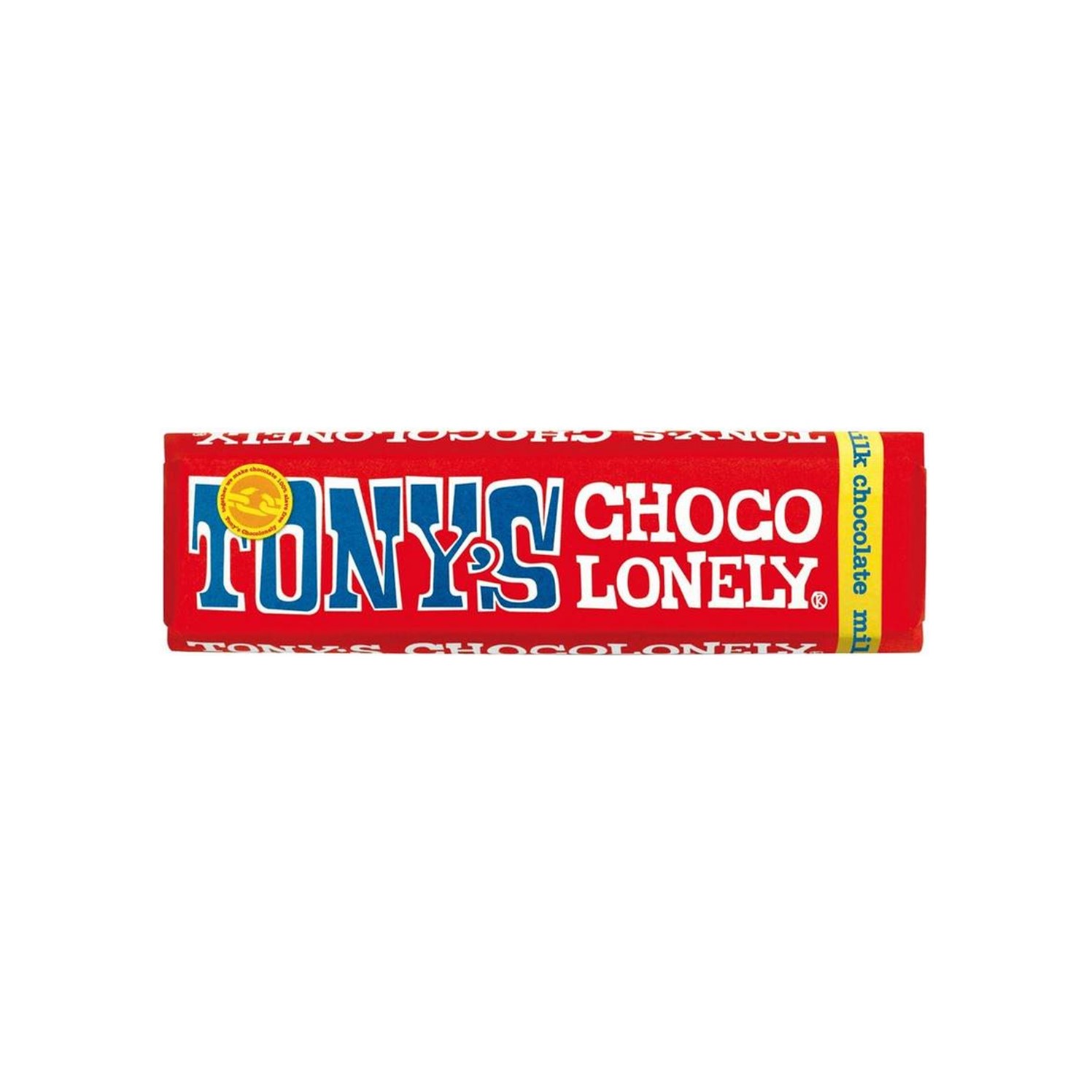 Tony's Chocolonely Milk Chocolate - 35x50g bars [FT[ - Go Jumbo